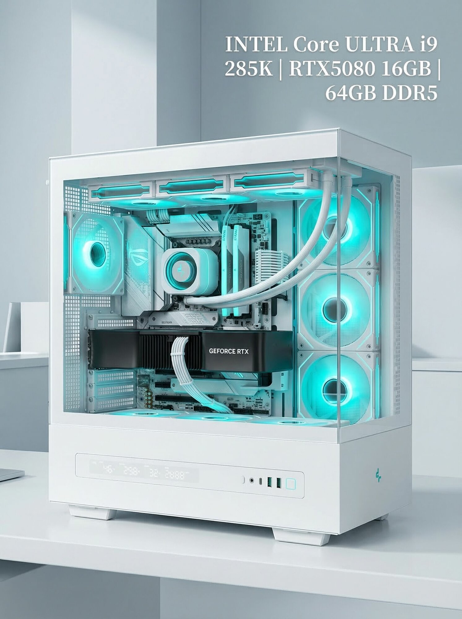 RTX5080 16Gb игровой компьютер Core ULTRA i9 285K 24ядра/ 64GB DDr5/ SSD 1ТБ/850W 80+ /Win 11 PRO