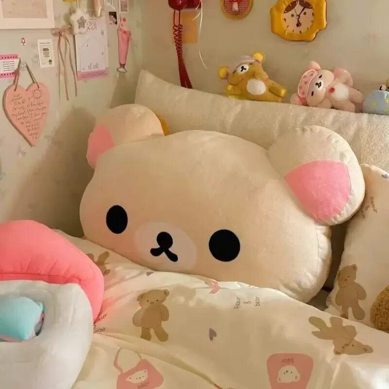 Плюшевая подушка Rilakkuma, белая, 40 см