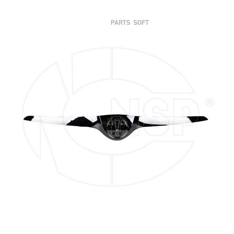 Молдинг капота под логотип SKODA Fabia (08-15) NSP NSP085J0853633A2ZZ