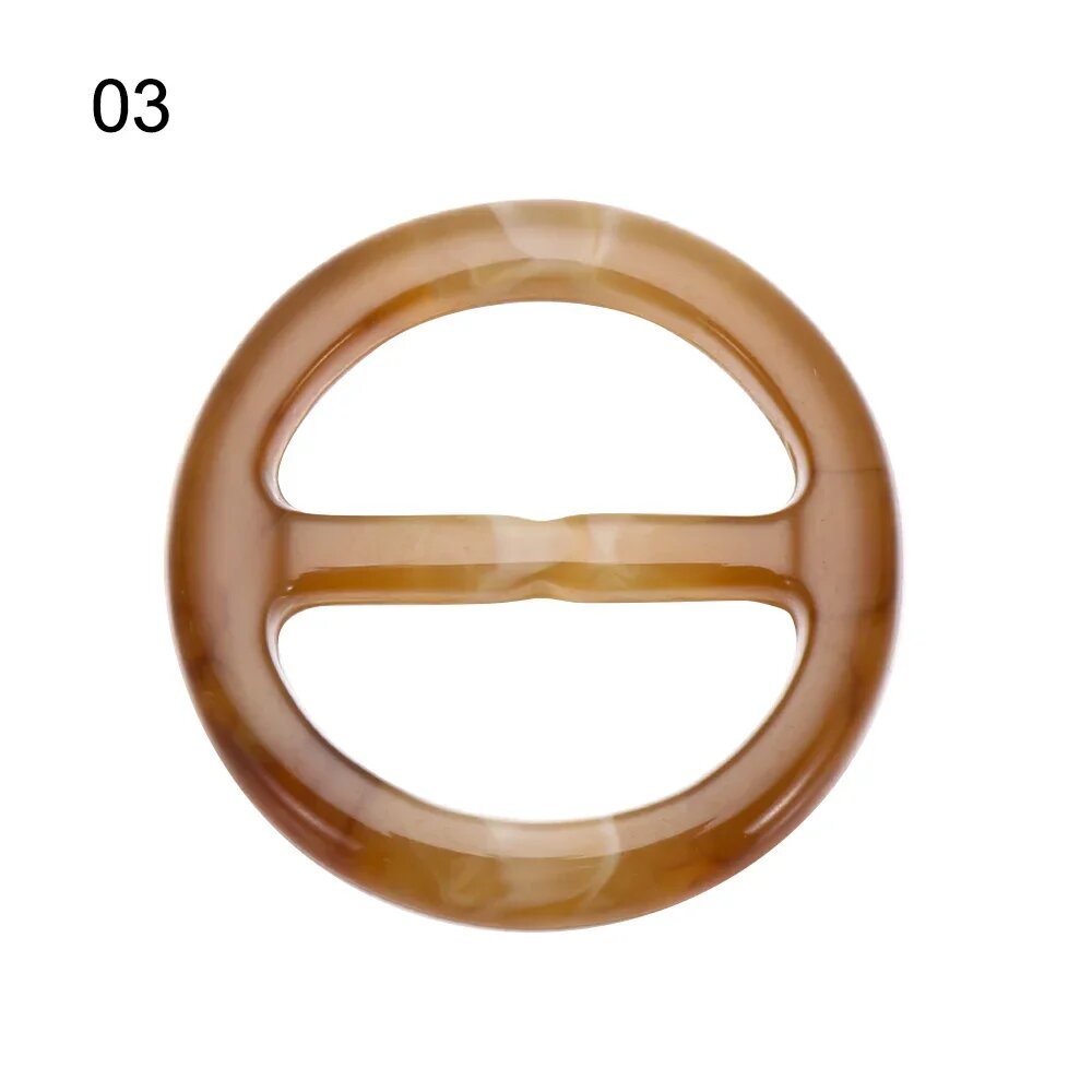 Пряжка для одежды Resin 3 золотистая