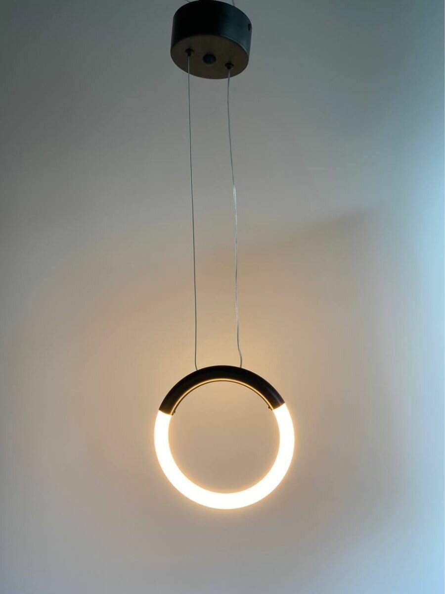 Светильник подвесной LED 5 Вт Loop черно-белый Подвесной светильник Blesslight — фото 1