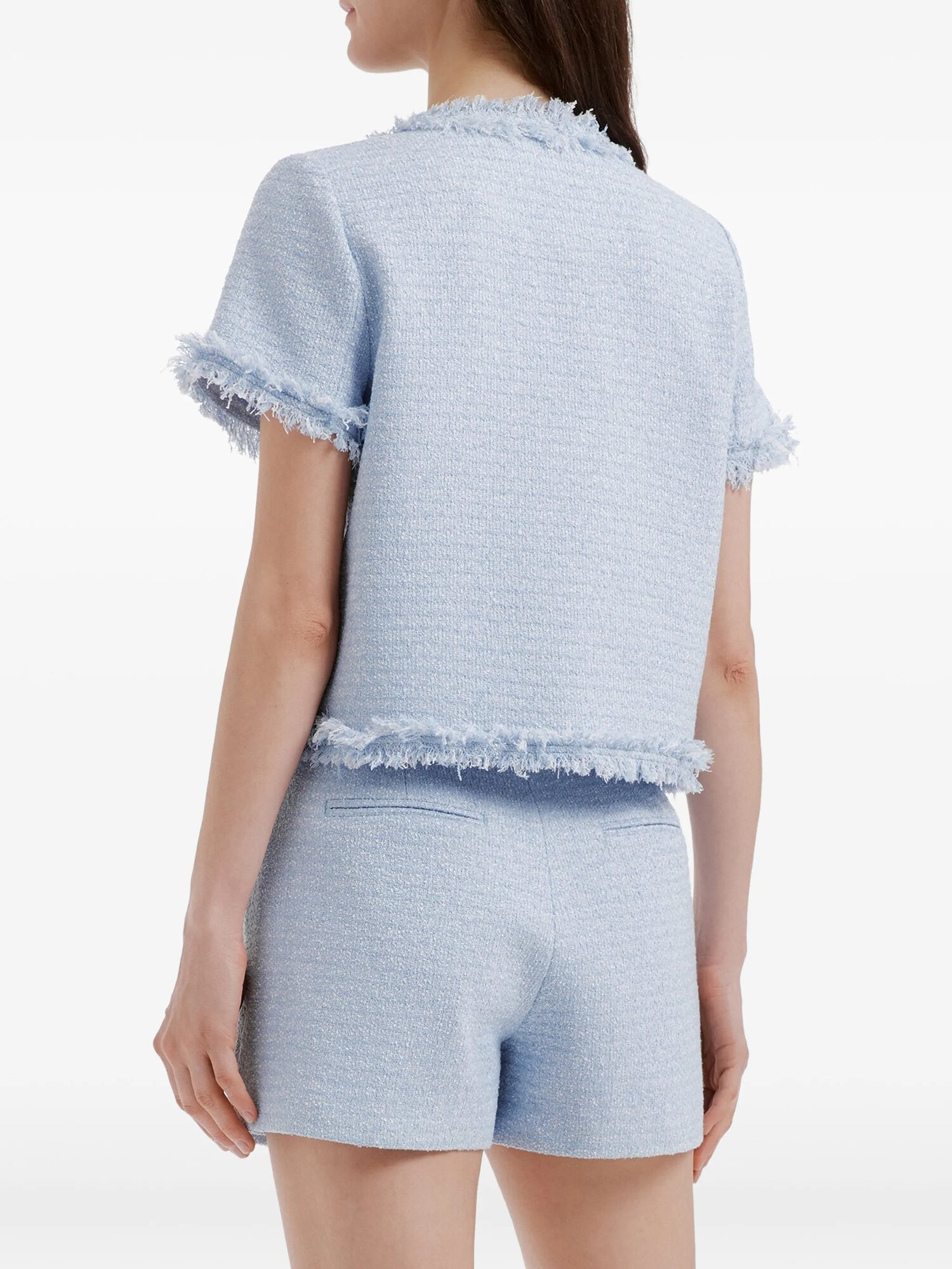 Шорты B+ab Frayed bouclé shorts set, размер 40 — фото 1