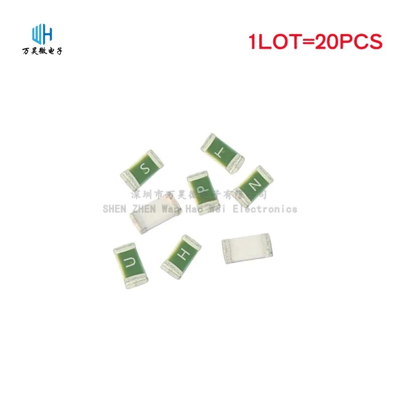 Предохранитель SMD 1206, 0.5A, 20 шт.