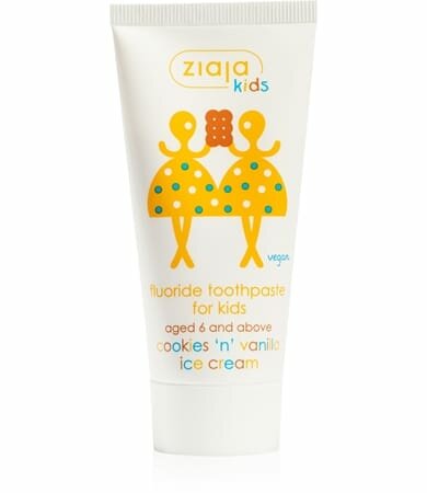 Зубная паста Ziaja Maziajki Cookies 'n' Vanilla Ice Cream, 50 мл