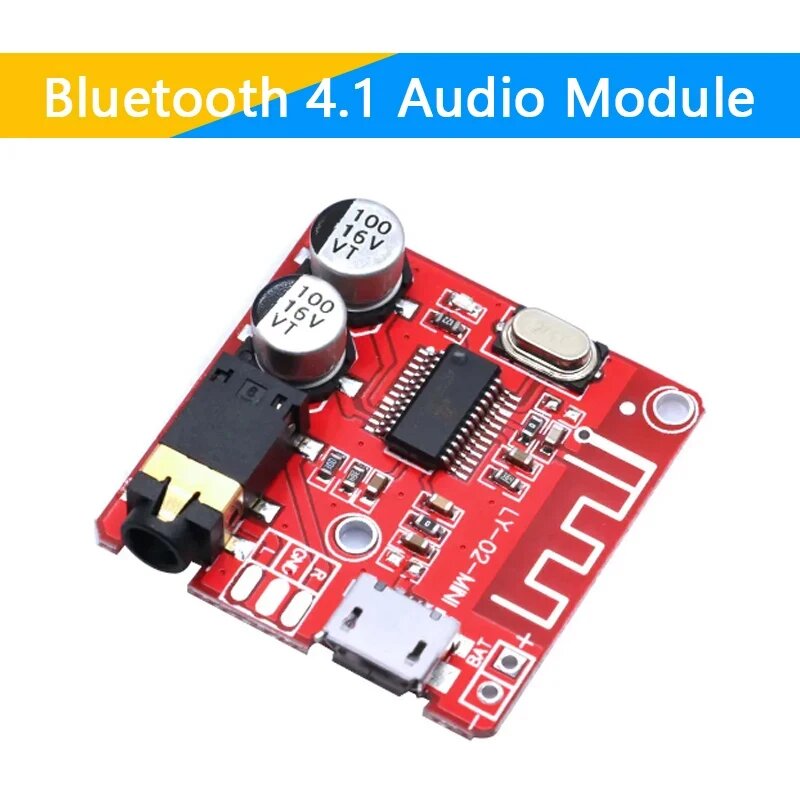 Плата Bluetooth-аудиоприемника DIY, Bluetooth 5.0, MP3, декодер автомобильного аудио без потерь, беспроводной стереомузыкальный модуль 3.7-5В XY-BT
