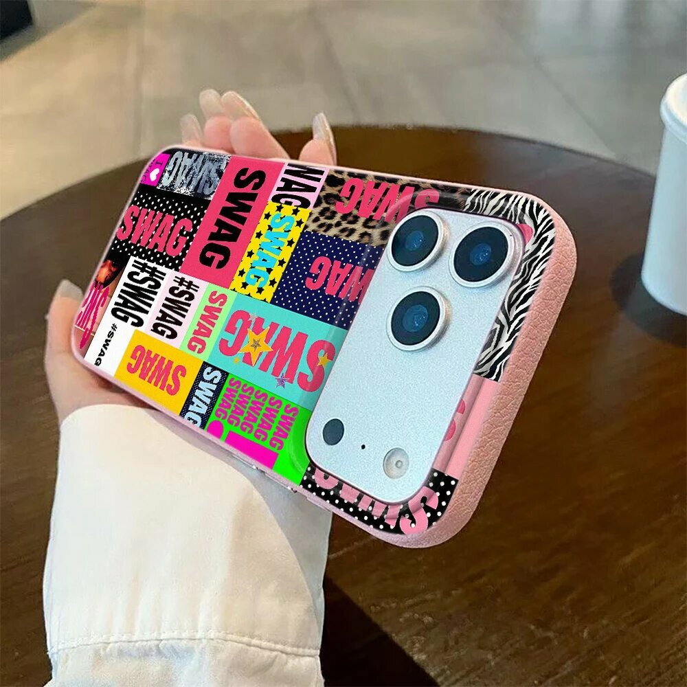 Мягкий силиконовый чехол Swag Label для iPhone 17 Pro Max, а также для iPhone 16, 11, 12, 13, 14, 15 Pro Max, 14 Plus, 16e – задняя крышка/накладка