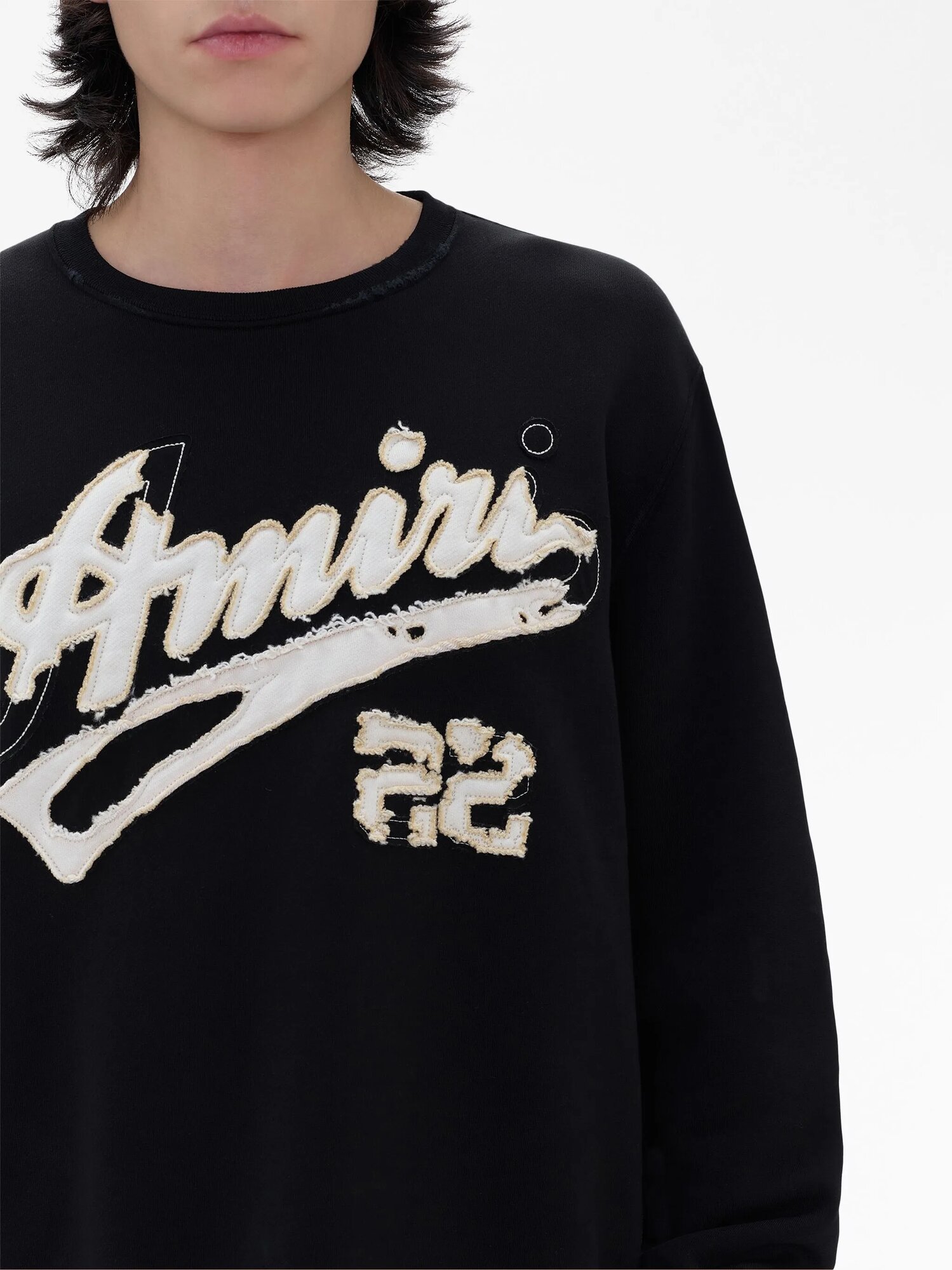 Толстовка AMIRI, размер 46, , black/black — фото 1