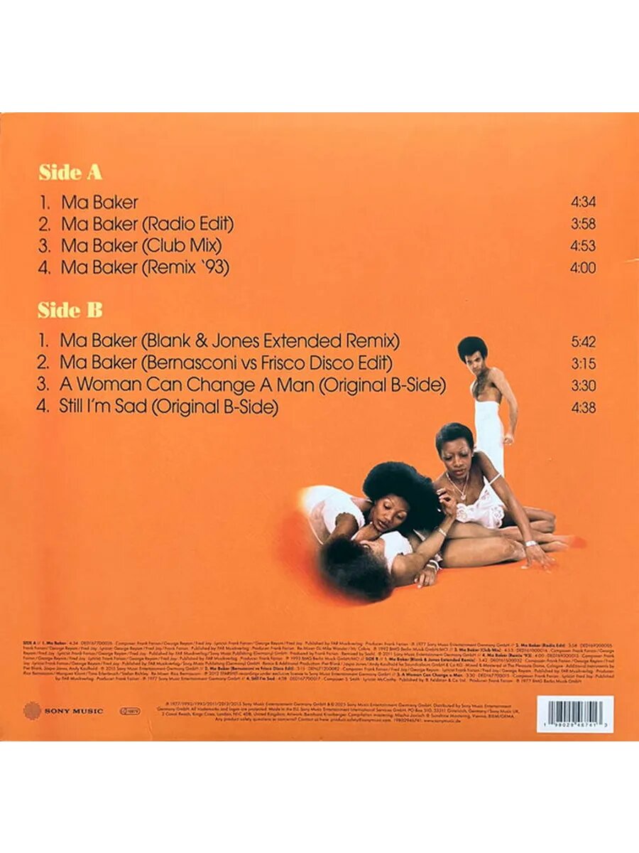 Boney M. - Ma Baker (orange) — фото 1