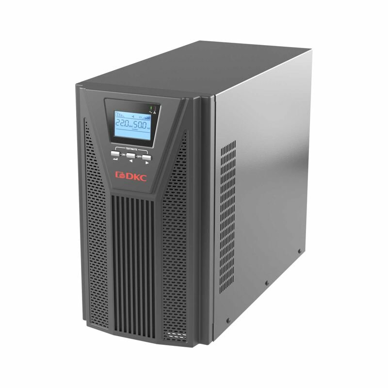 Источник бесперебойного питания онлайн для Small Tower 3000В. А/2700Вт 1/1 4хSchuko EPO USB RS-232 RJ45 без АКБ 7А. ч DKC SMALLT3A0PS