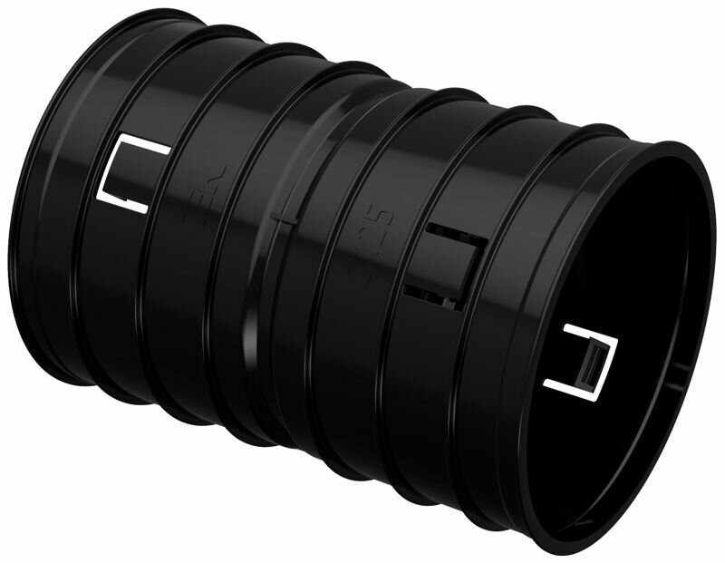 Муфта соединительная для двустенной трубы d125мм ELASTA IEK CTA12D-M125-K02-R