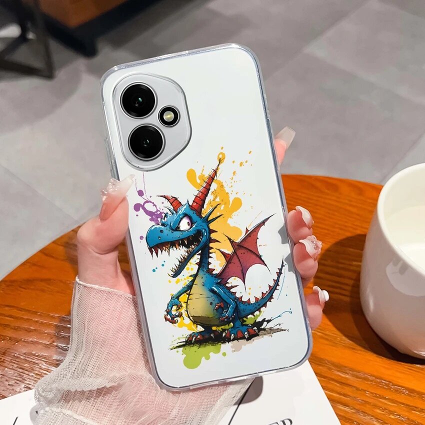 Чехлы-бамперы для Honor 400 400Pro 5G с загадочными узорами кита, ультратонкие прозрачные противоударные защитные мягкие задние чехлы из ТПУ