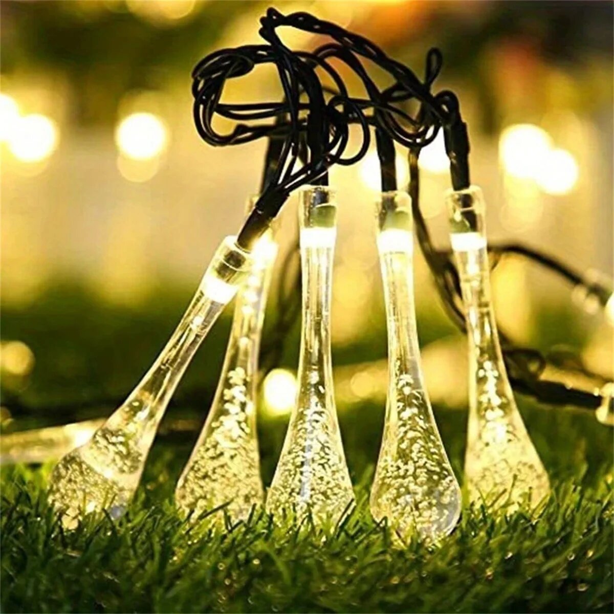 Солнечные садовые светильники Haoze Warm White, 6.5M 30LED