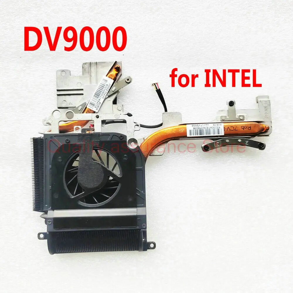434678 -001 для HP DV9000 DV9100 DV9500 DV9700 DV9800 INT радиатор охлаждения процессора и видеокарты с вентилятором 434678 -001 448016 -001