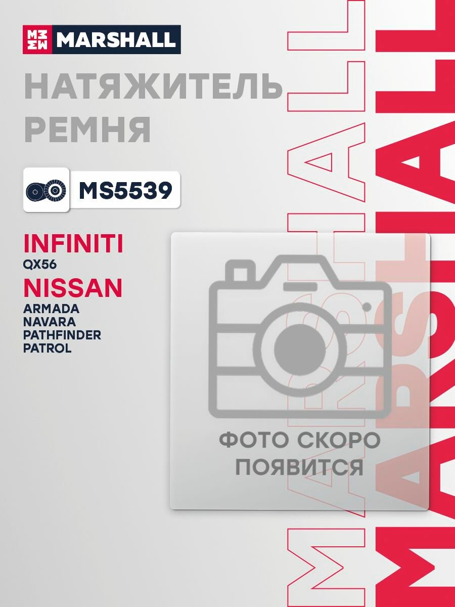 Натяжитель ремня Infiniti Инфинити QX56, Nissan Ниссан ARMADA, Navara Навара, Pathfinder Пасфайндер, Patrol Патрол 119551LA0A