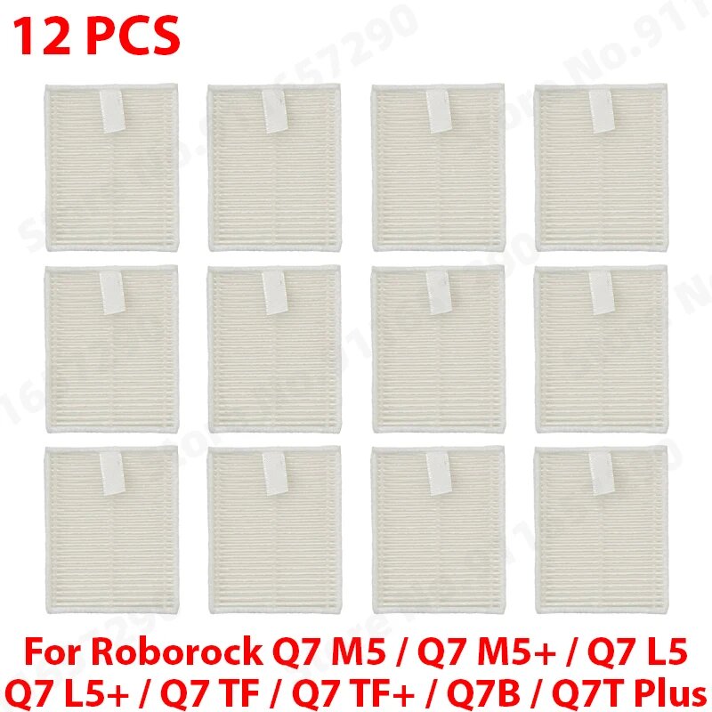 Комплект запчастей для пылесоса Roborock Q7 M5/Q7 L5 Series Бежевый, 12 PCS2