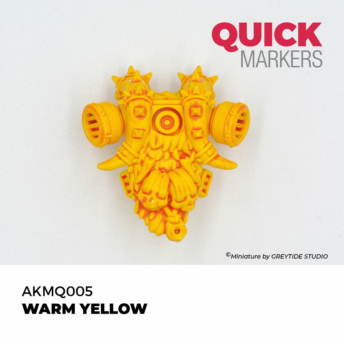 Маркер-кисть AK Warm Yellow - Quick Marker — фото 1