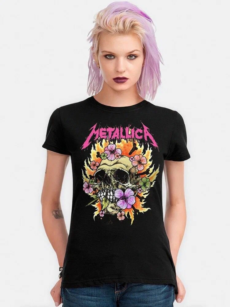 Футболка Metallica / Металлика / Женская