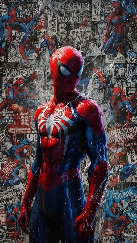 Деревянные пазлы 1000 элементов, подарочная упаковка,50x75cm, Фильм Marvel "Человек-паук", подарочный набор для взрослых, продвинутый уровень сборки 5-10.