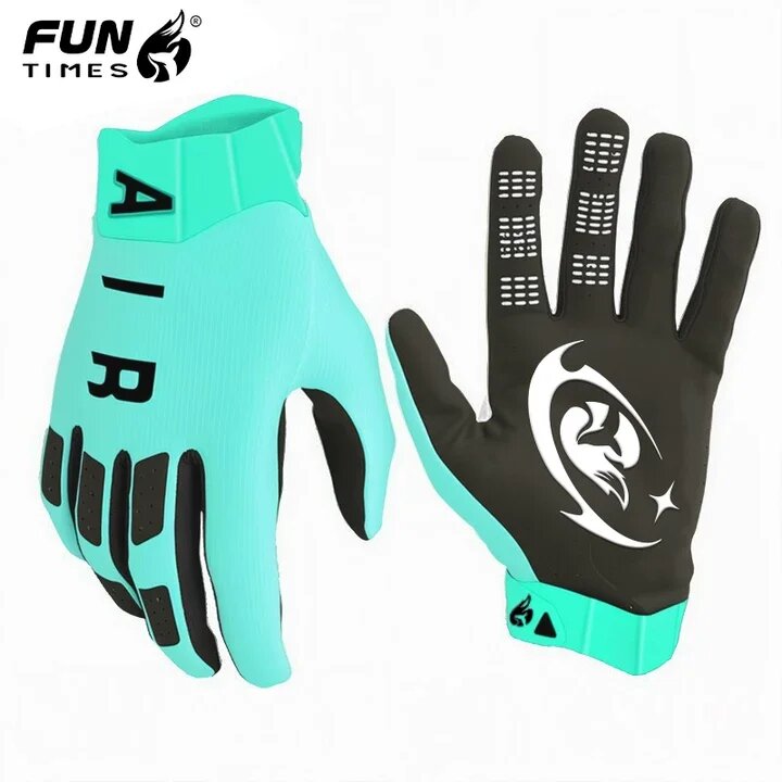 FunTimes Цветные Велоперчатки для Велосипедного Спорта XL, Голубой, Powder Blue
