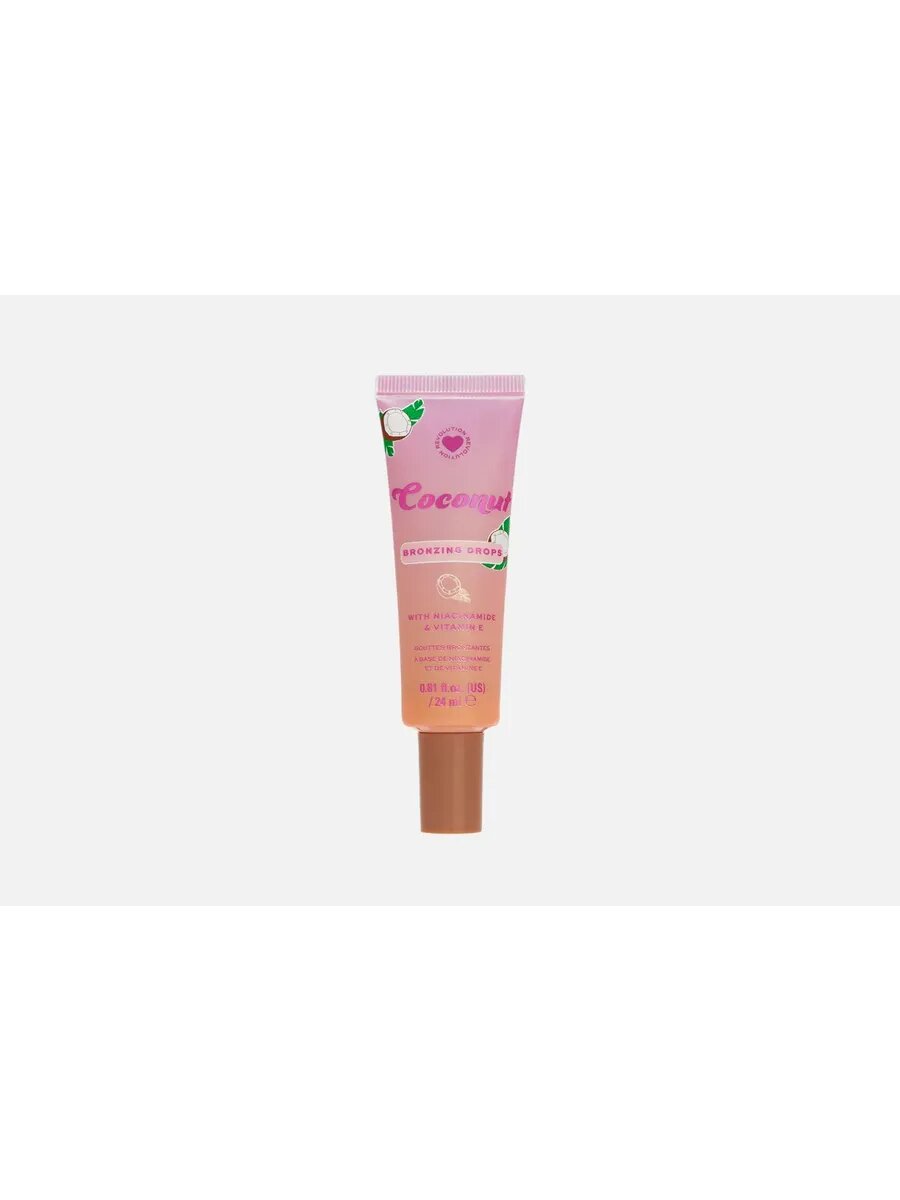 I Heart Revolution Coconut Bronzing Drops Жидкий бронзер для лица 24мл