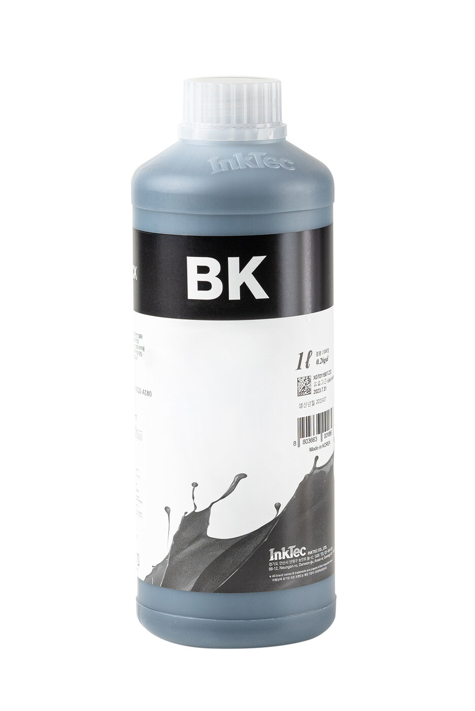Чернила для Epson, InkTec E0010, Black, водные, 1л