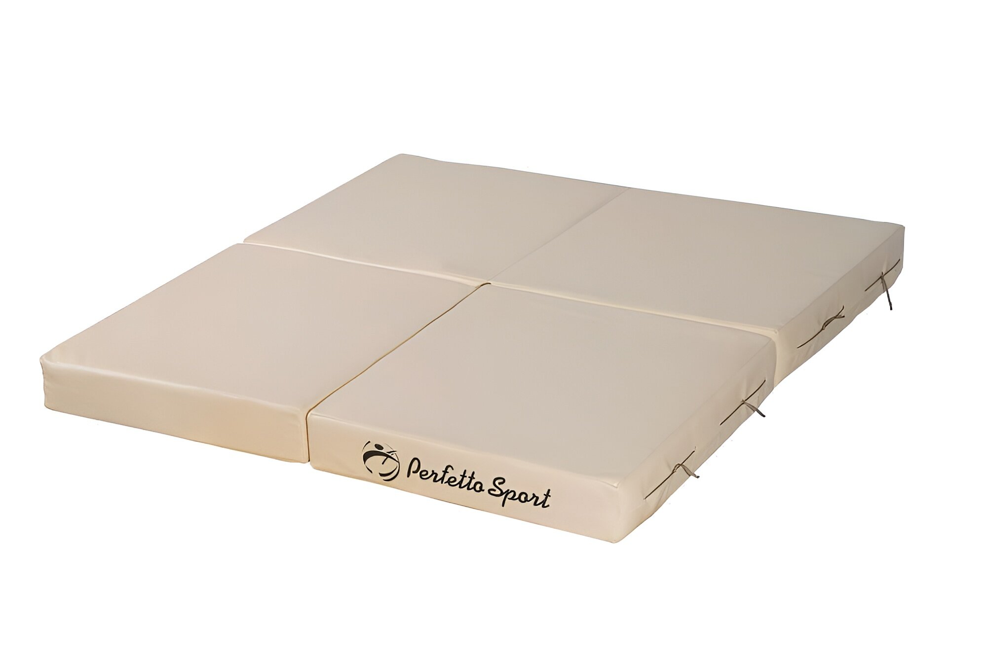Мат Perfetto Sport № 11, beige, спортивный, складной 4 сложения