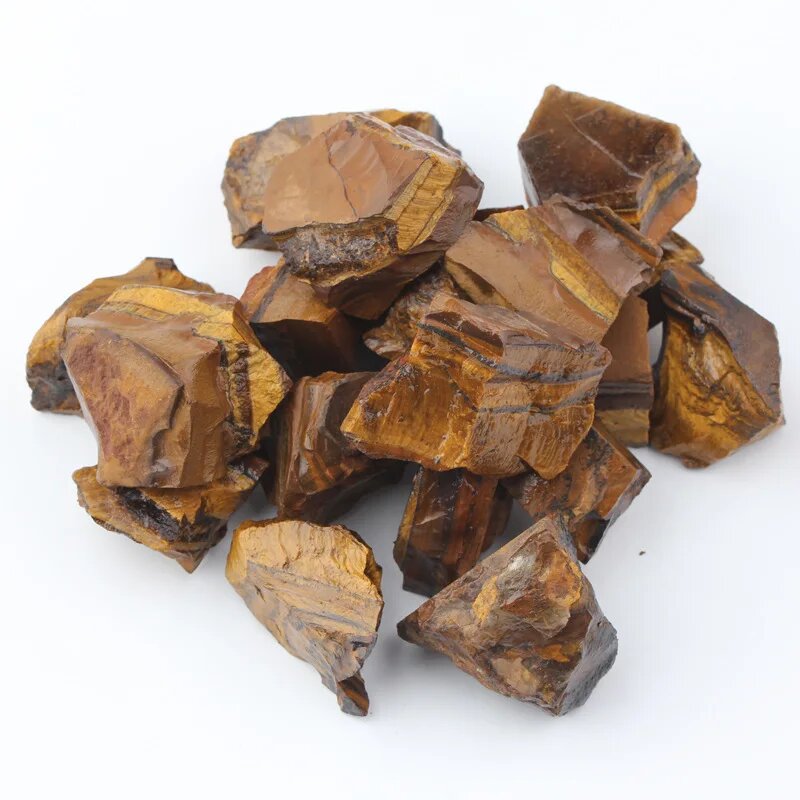 Набор камней для реiki: аметист, цитрин, флюорит, 100 г Tigers Eye