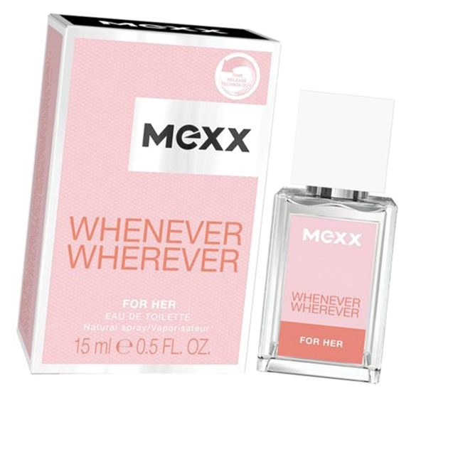 Mexx Whenever Wherever For Her 15 мл - туалетная вода Мекс Когда Бы То Ни Было для женщин