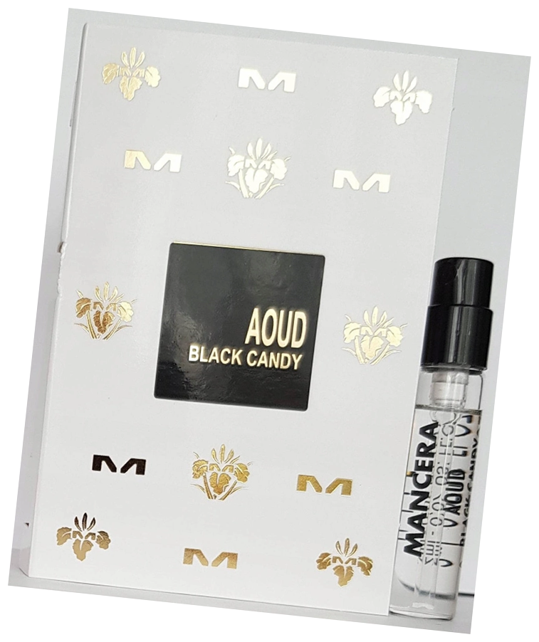 Mancera Aoud Black Candy парфюмерная вода унисекс 2 мл миниатюра - Мансера Ауд Блэк Кэнди, Черная Удовая Конфета