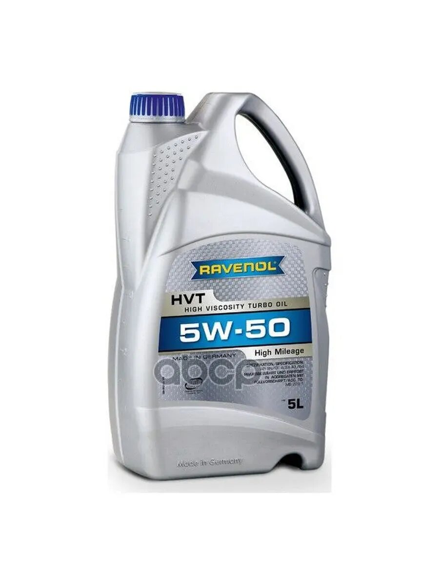 Ravenol Ravenol 5W50 Hvt 5Л (Sn/Cf A3 B4) Свыше 100 Тыс Км