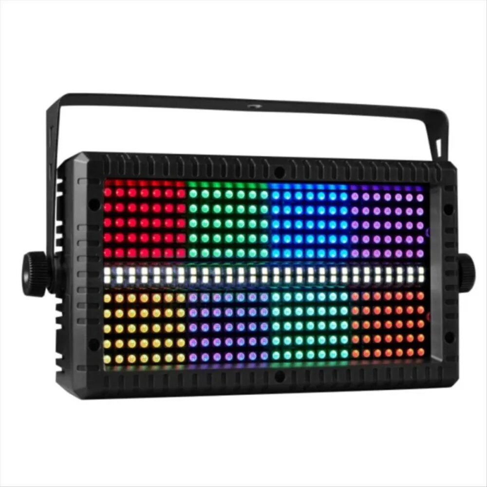 60 Вт Mni LED Strobe RGB 3-в-1 8 секций + белый 8000K EU Plug