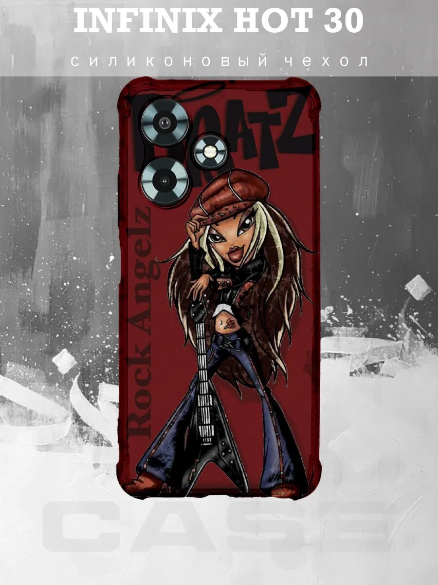 Чехол на Infinix Hot 30 с принтом Bratz Rock Angelz