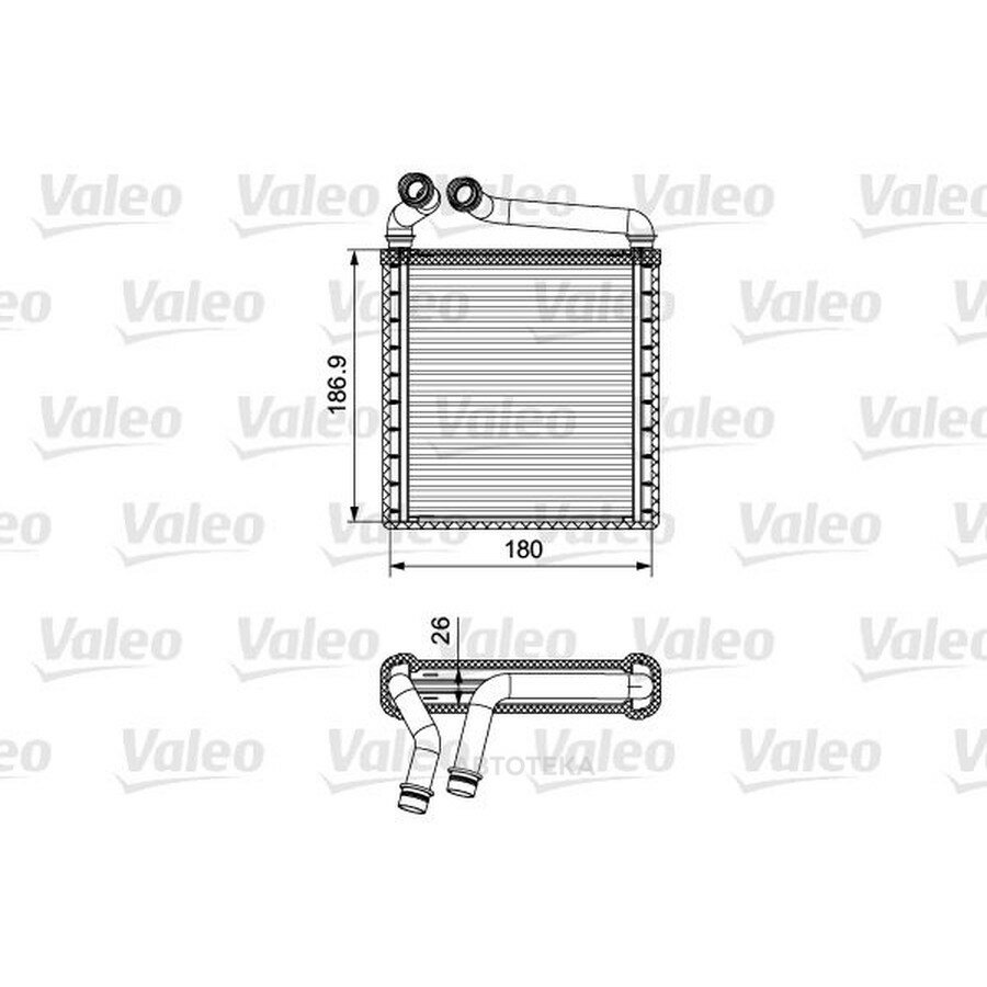 Теплообменник отопление салона VALEO 811500