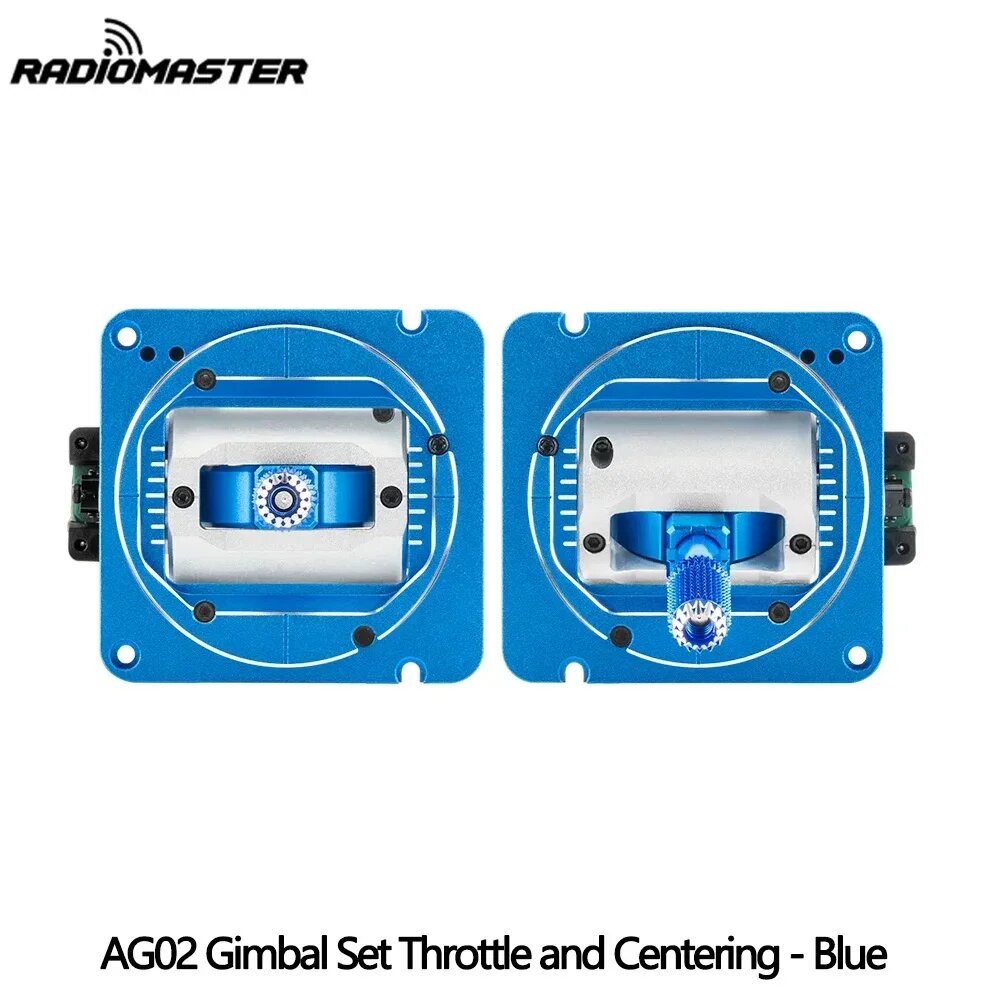 RadioMaster AG02 CNC Датчик Холла для TX15 TX16S Boxer Gimbal Set-Blue