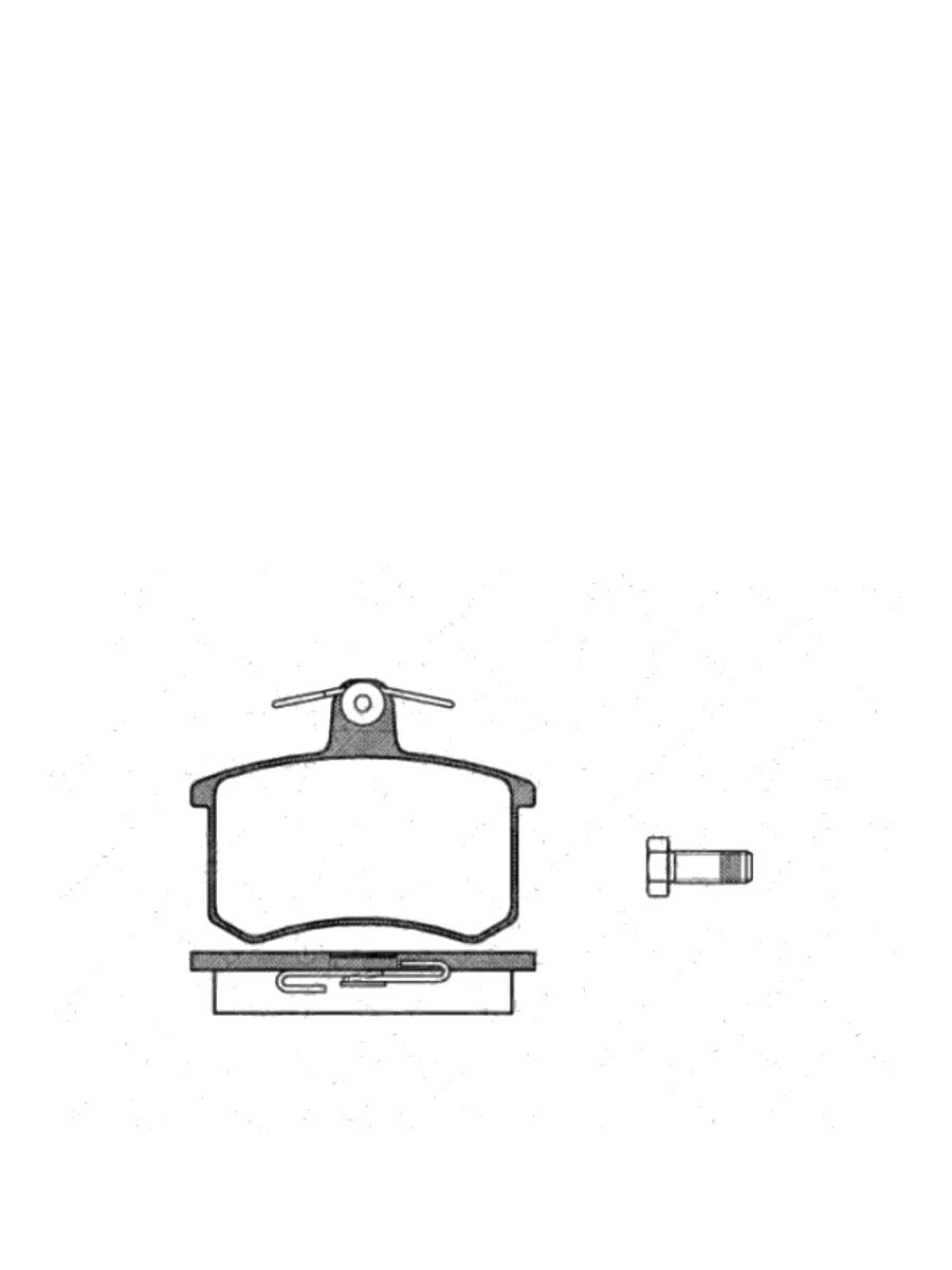 Колодки тормозные Alfa 164 2.0-3.0/2.5TD 87-98