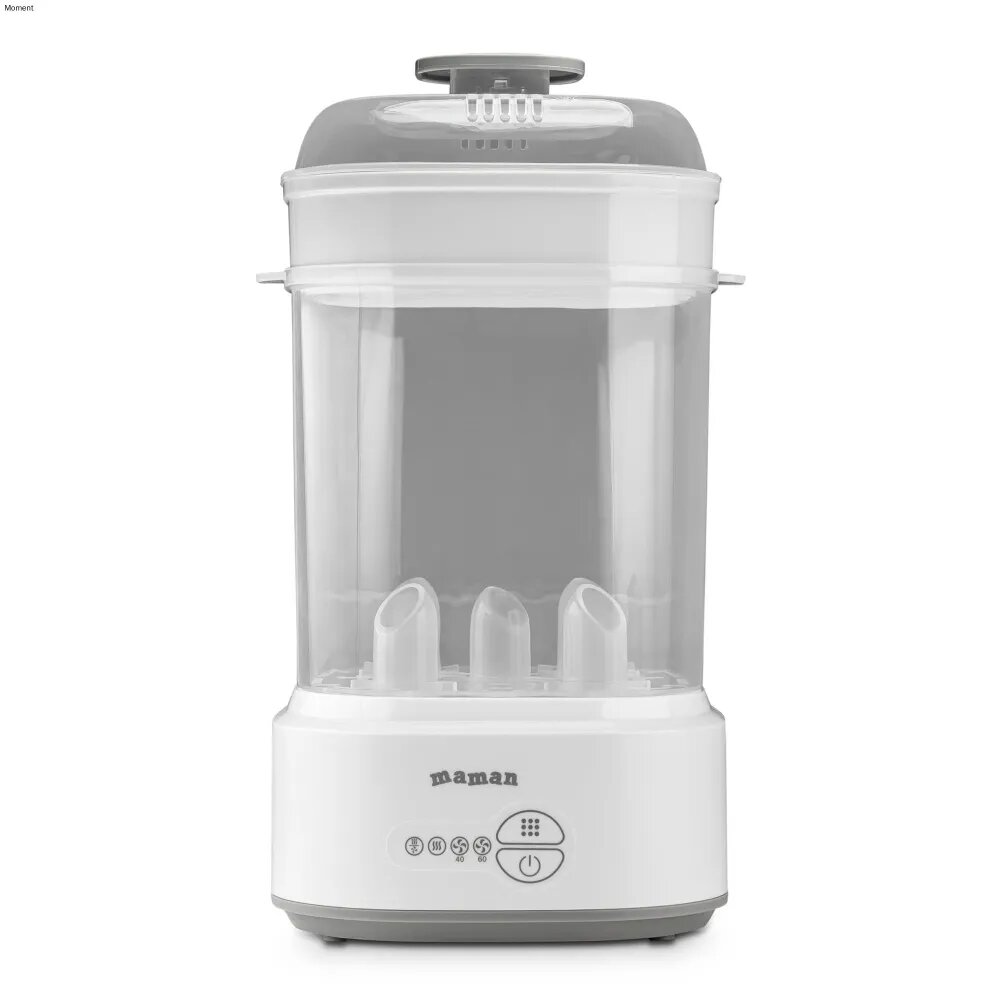 Стерилизатор для бутылочек Maman LS-B303 с функцией сушки, белый цвет