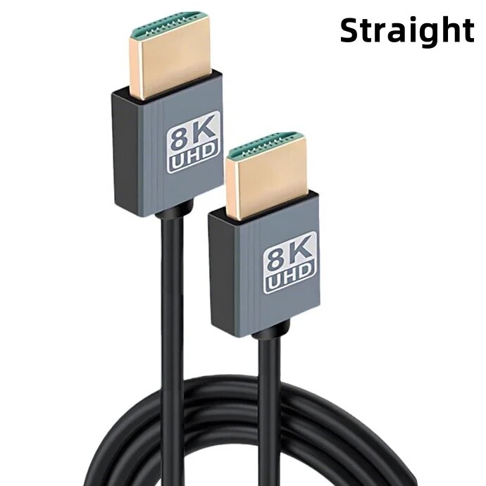 Nku 8K HDMI-совместимый кабель 2.1 Straight, 0.5m