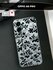 Силиконовый чехол на Oppo A6 Pro / Оппо A6 Про с принтом Черные веточки с листья...