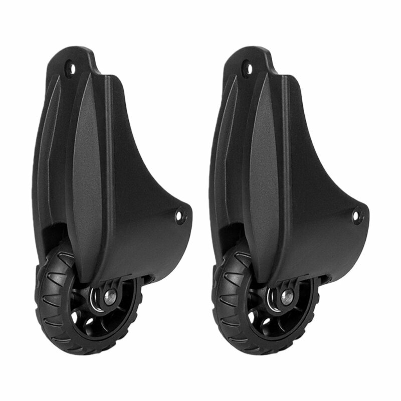 1 Пара Практичных направляющих колес из ПВХ для багажных чемоданов с повышенной износостойкостью и точным управлением для стабильного перемещения