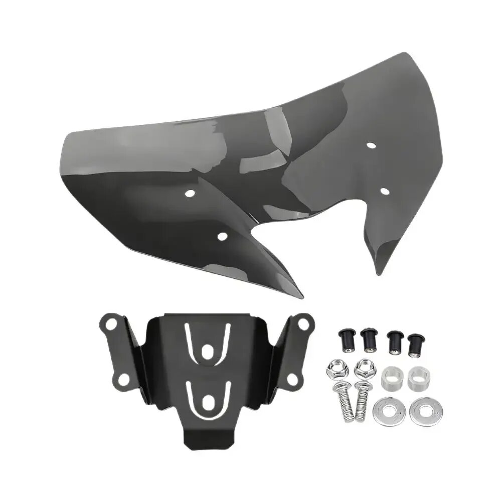 Лобовое стекло для гонок на мотоциклах для CFMOTO 675 NK NK675 Регулируемое ветровое стекло мотоцикла, дефлектор ветра, защита Co Q7E0