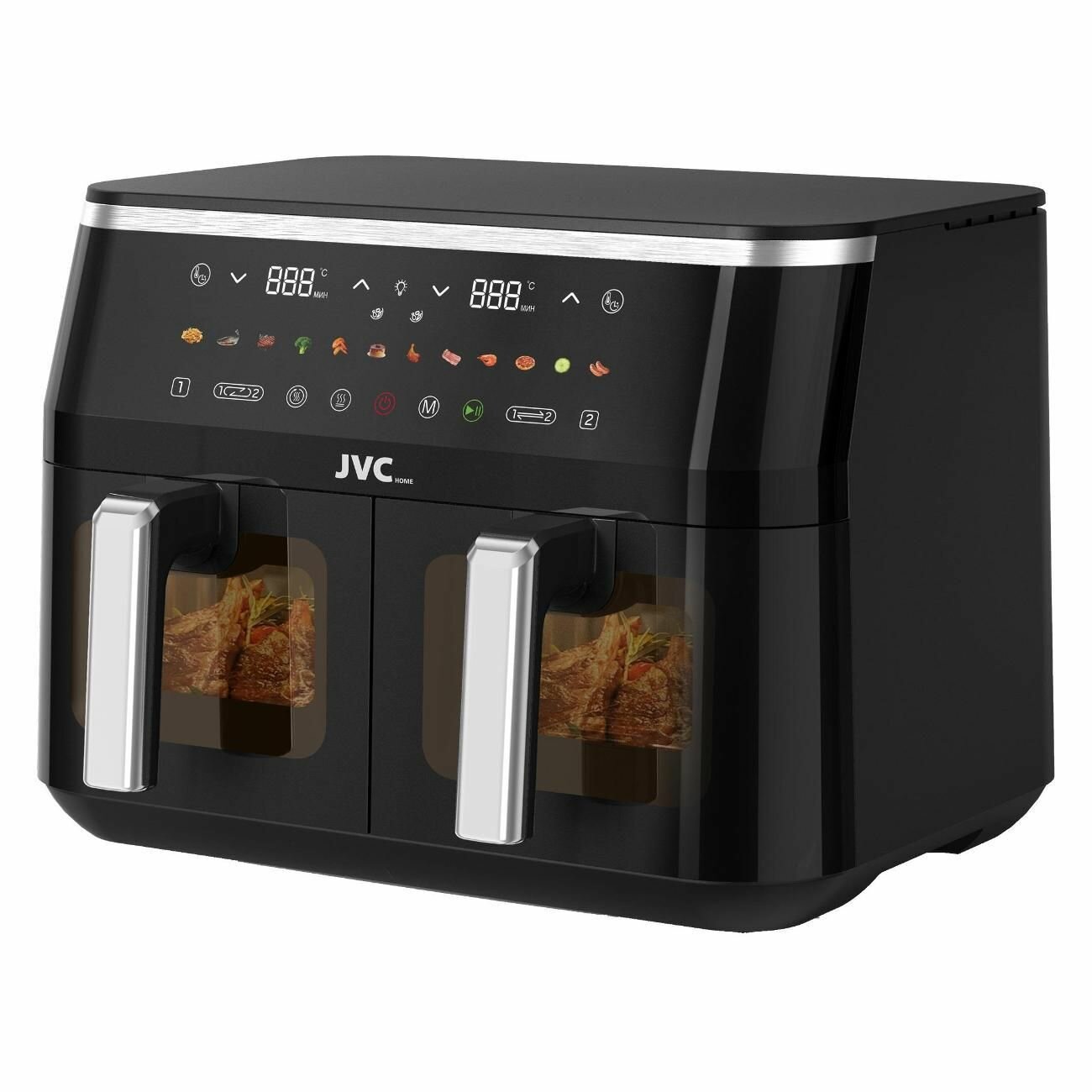 Аэрогриль JVC JK-MB110, с двумя чашам
