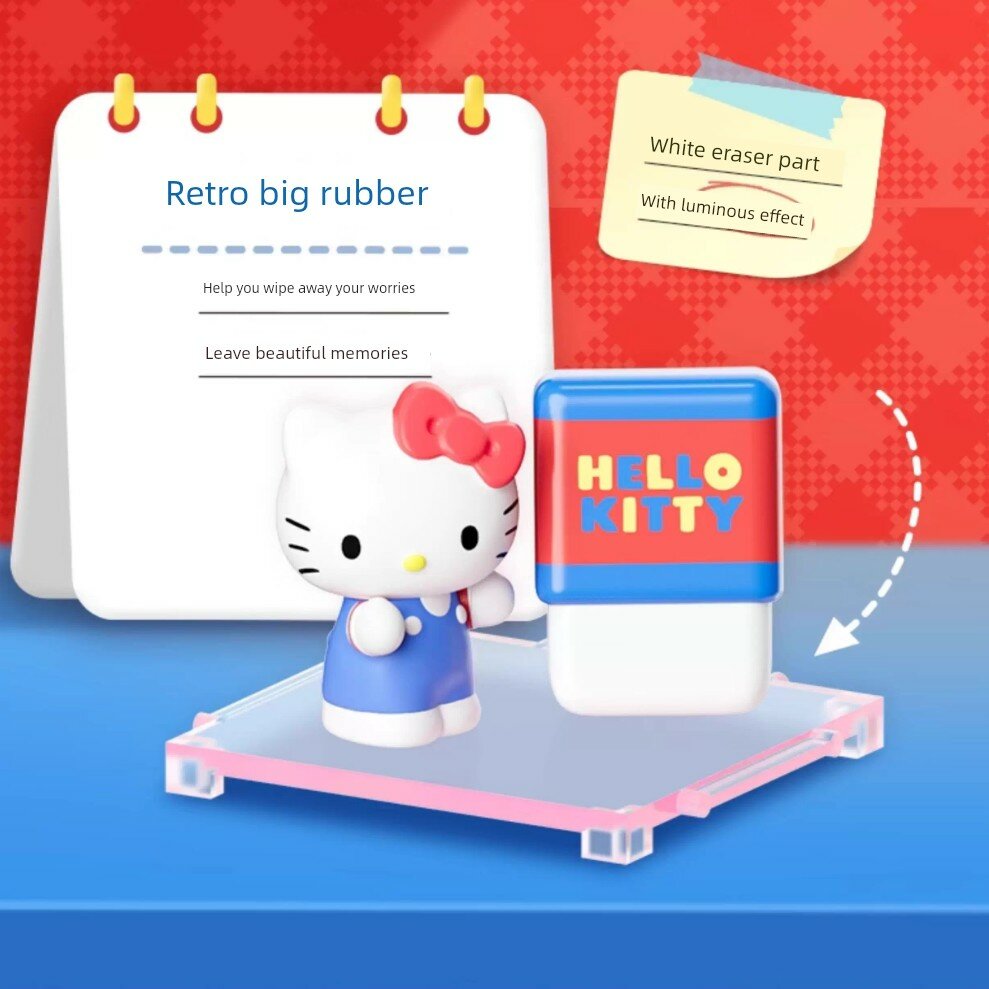 Милая серия канцелярских товаров Hello Kitty: микро-бокс-сюрприз, оригинальный мультяшный декоративный подарок