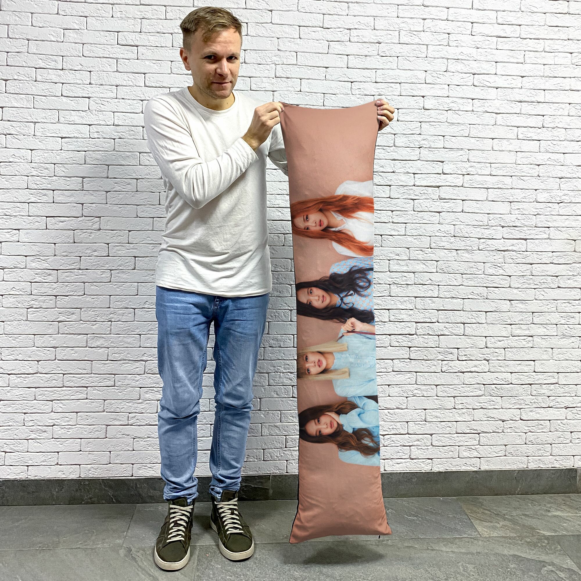 Подушка дакимакура Blackpink 35x140 см