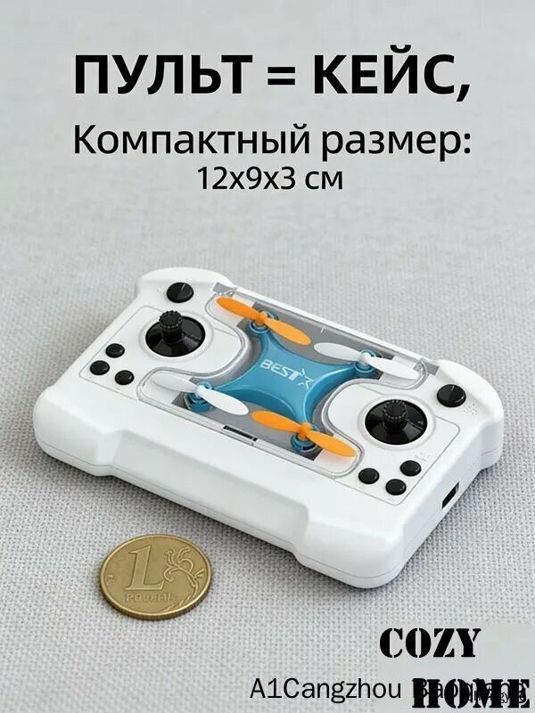 Радиоуправляемый мини-самолёт с трюками 360