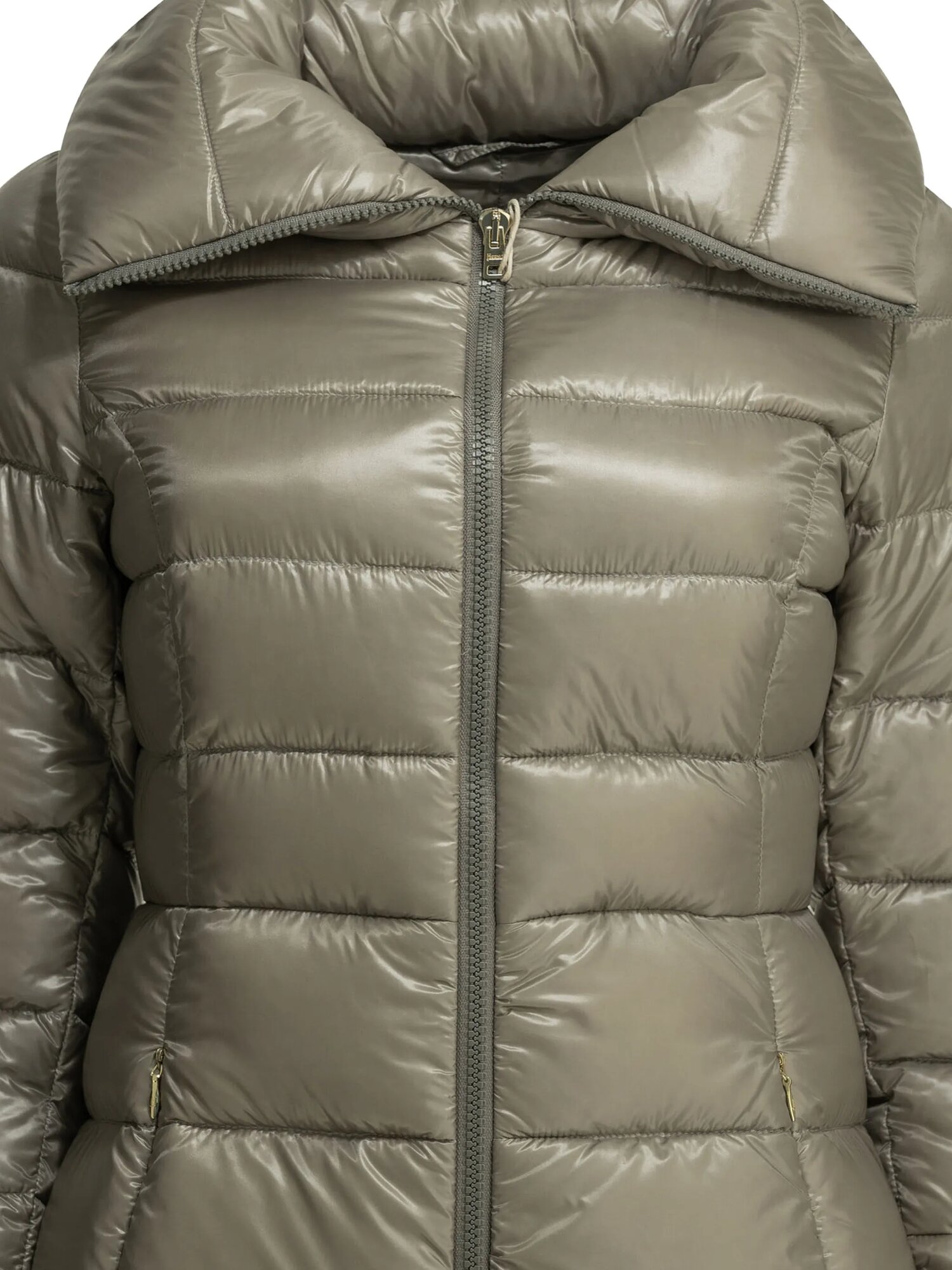 Пальто Herno Belted quilted coat, размер 40, grey — фото 1