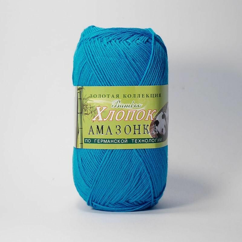 Пряжа Color City Амазонка 109 (5 мотков по 50г/155м) тёмная бирюза