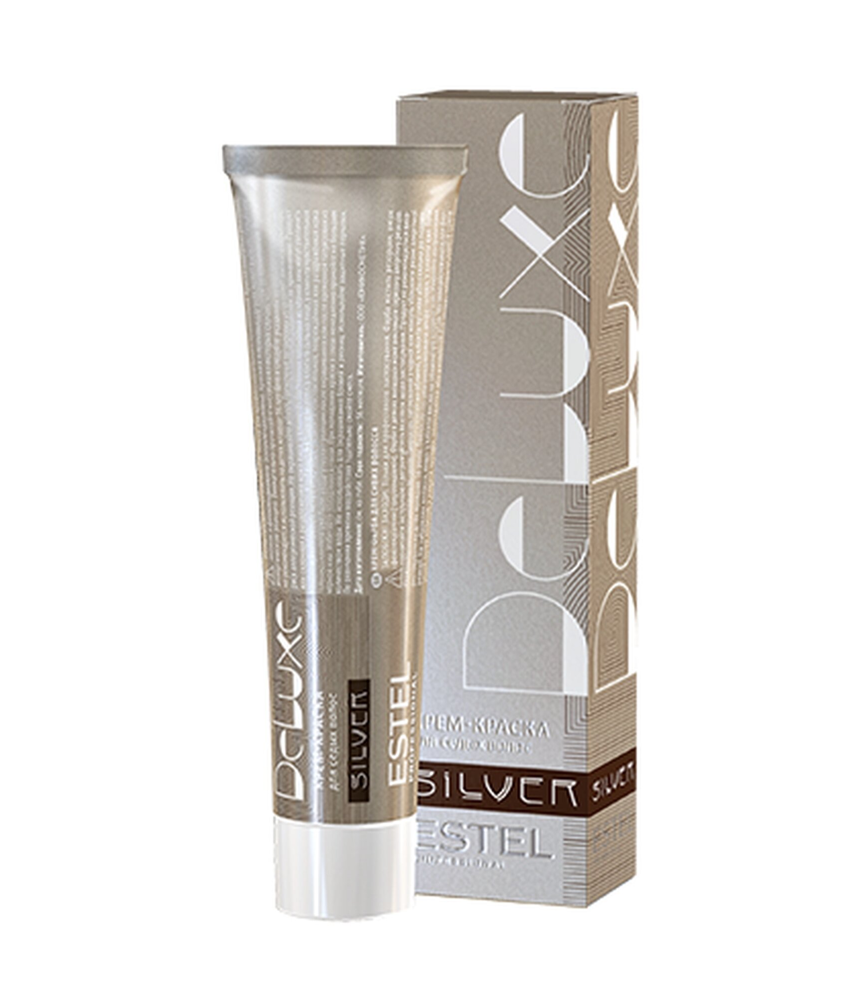 Крем-краска DeLuxe Silver 10/74 светлый блондин коричнево-медный для 100% седины