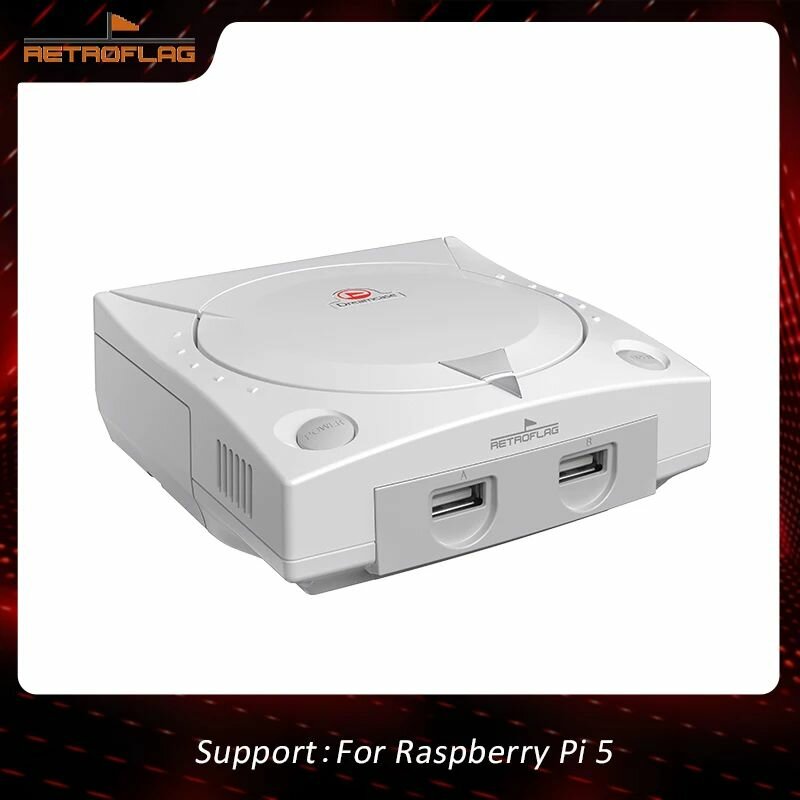 Retroflag RF Dream Case Игровая консоль RaspberryPi5 с переключателем функций охлаждающего вентилятора