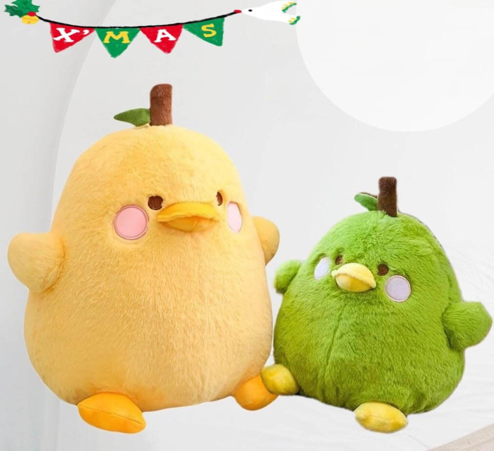 Мягкая плюшевая игрушка зеленая груша 20 CM