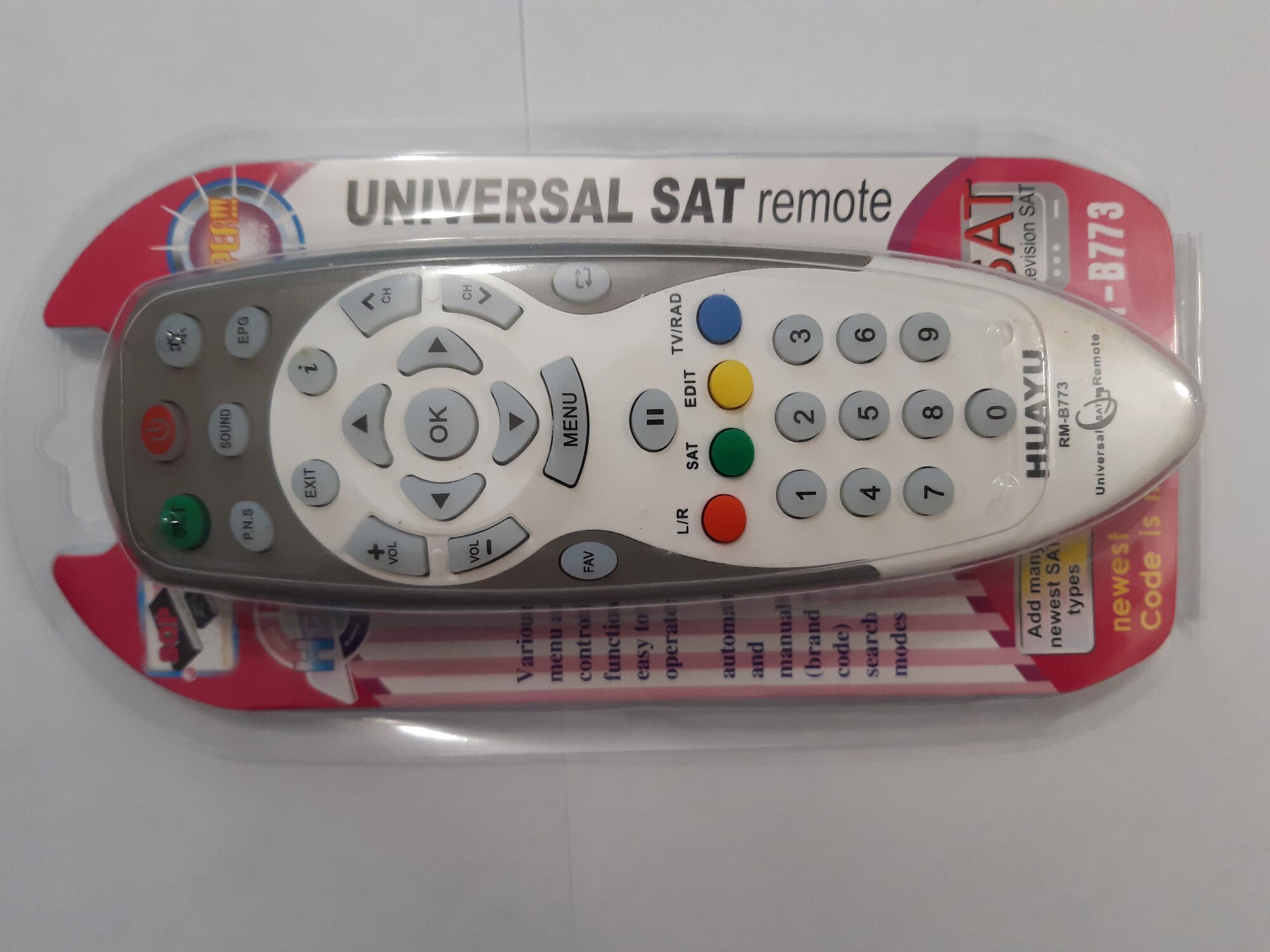 ПДУ HUAYU Universal RM-B773 SAT